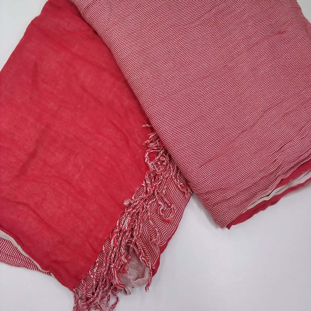COLORADO Red/White Knit Scarf (04, 933)