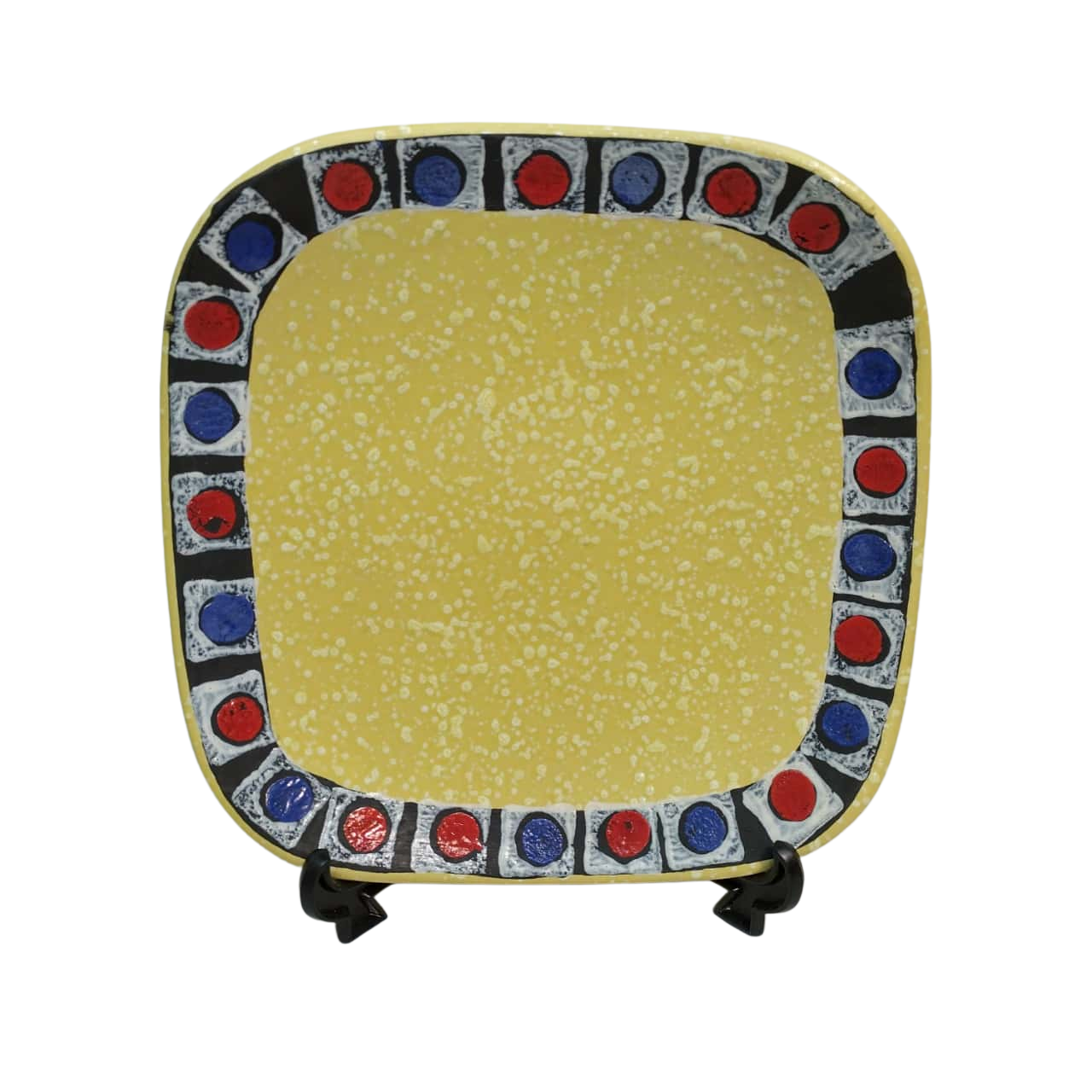 Heavy Ceramic Square Serving Plate, Made in Germany