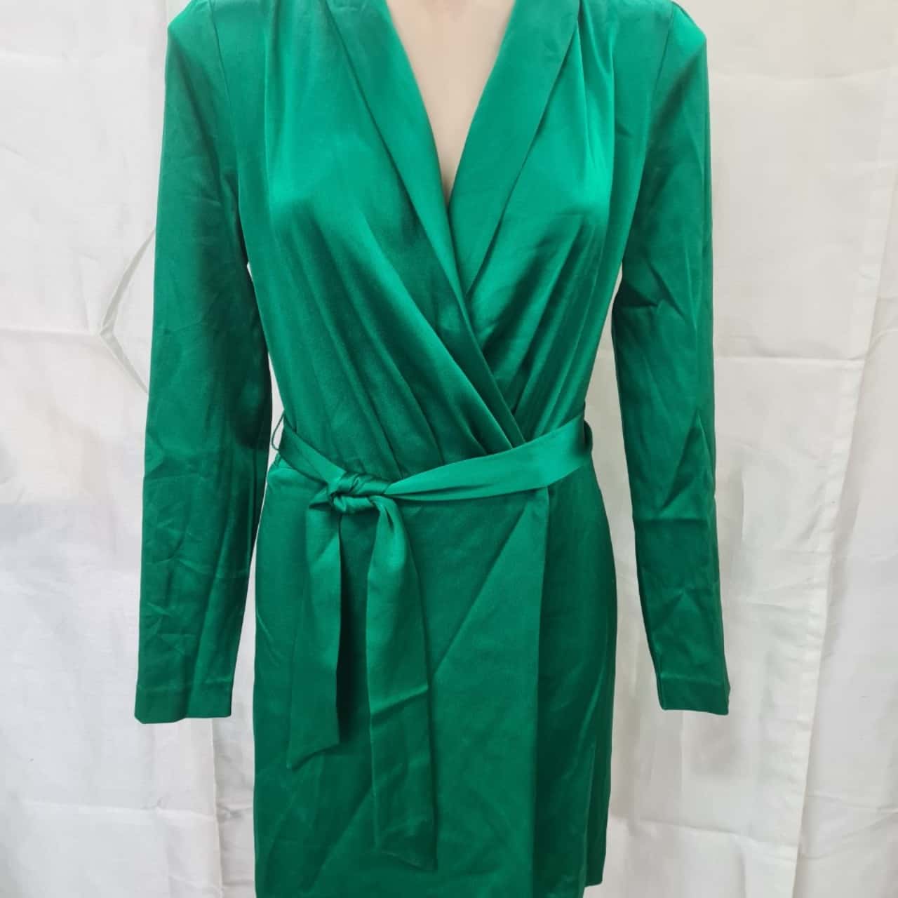 Kookai emerald green wrap dress(s)