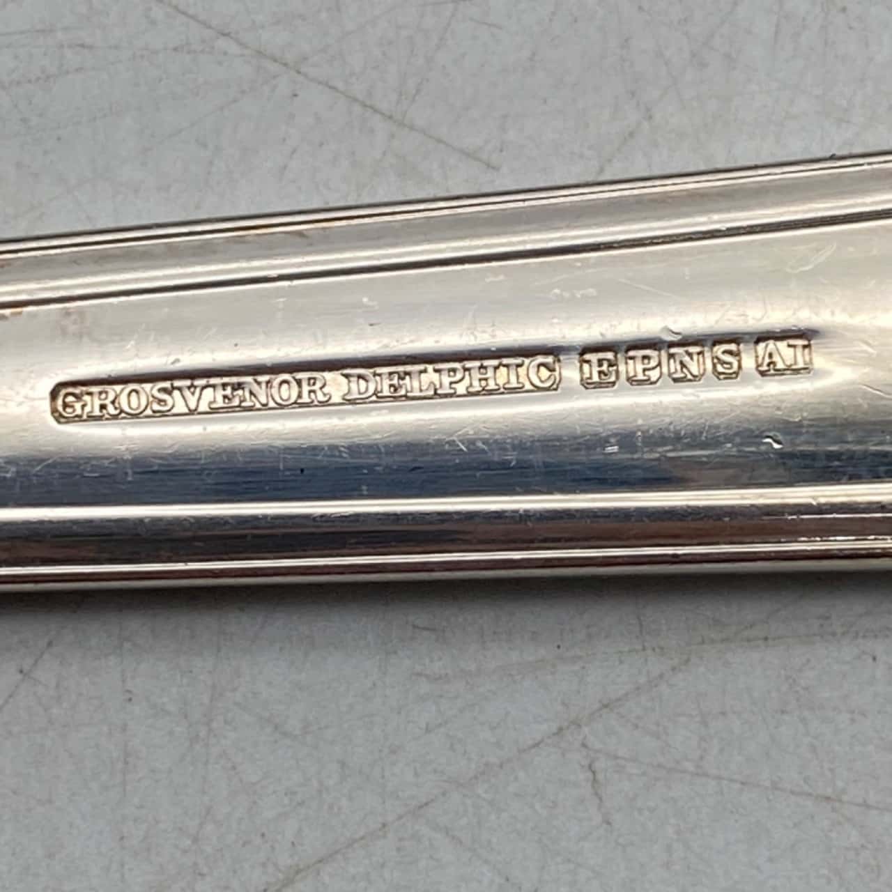 Vintage Grosvenor Delphic EPNS 6 Piece Fish Cutlery Set