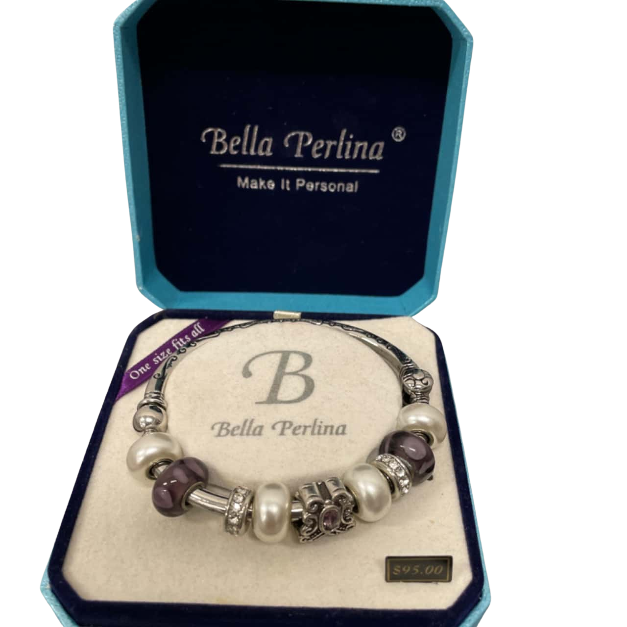 Bella Perlina Womens Bracelet With Charms (s)