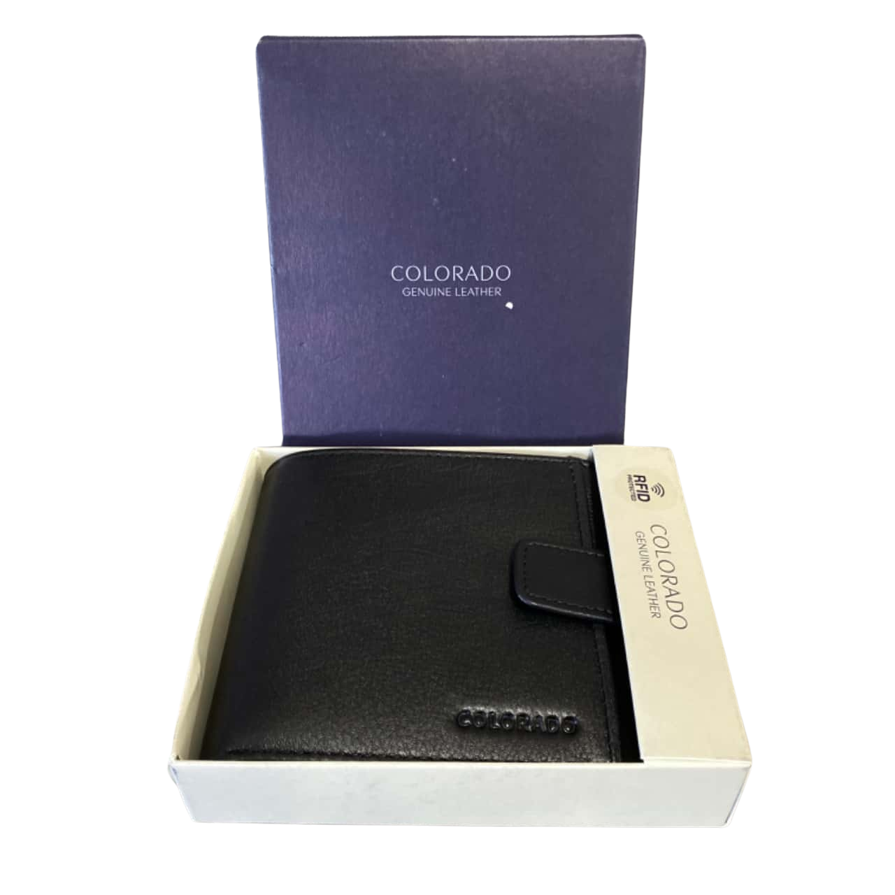 Colorado Mens Wallet Black (s) - New Without Tags | Salvos Stores