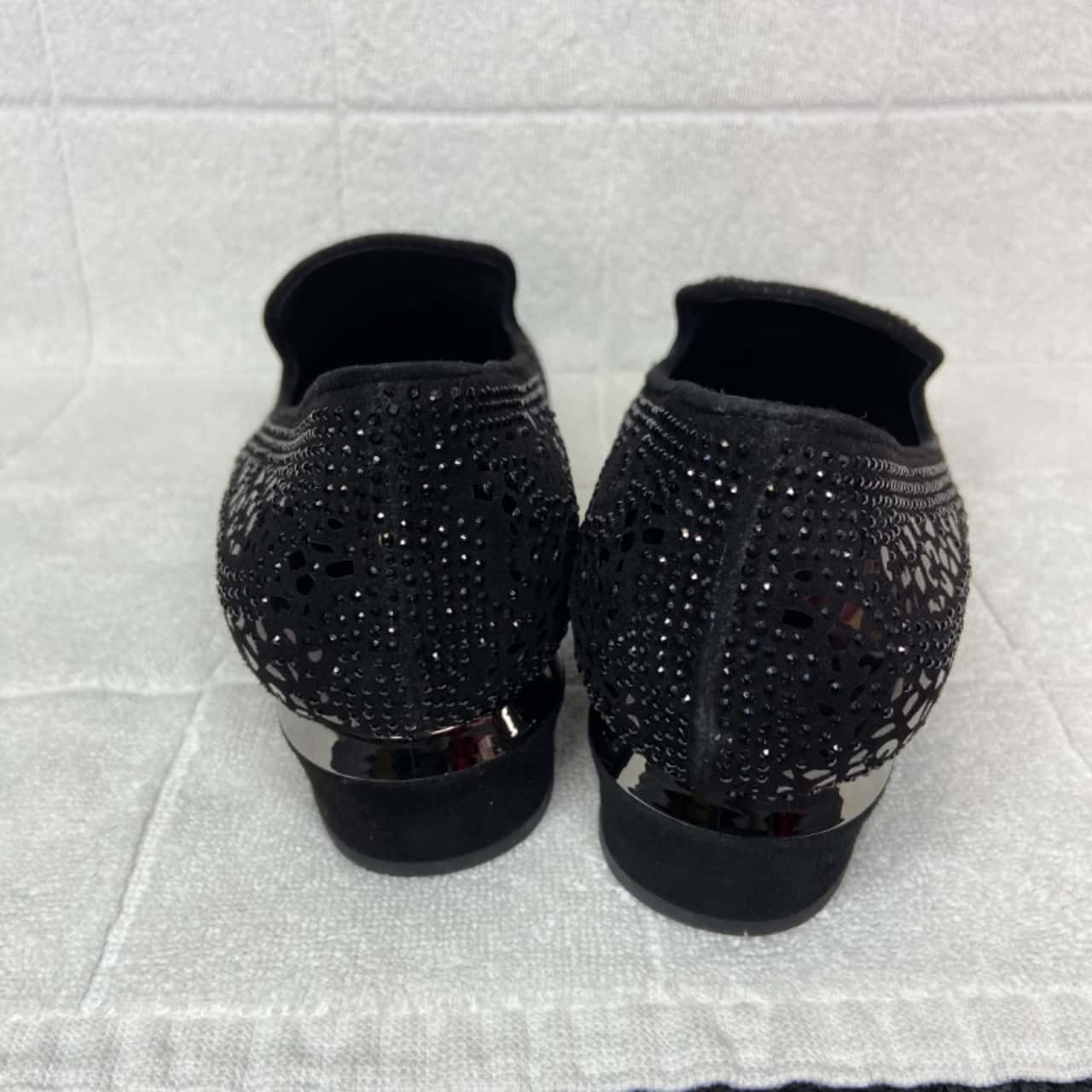 Midas Womens Size 40 Giulio Black Pewter Shoes BOXED(s)