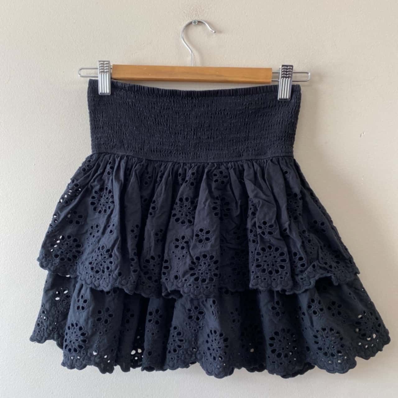 Decjuba Girl's Size 16 Black Ruffle Skirt(s)