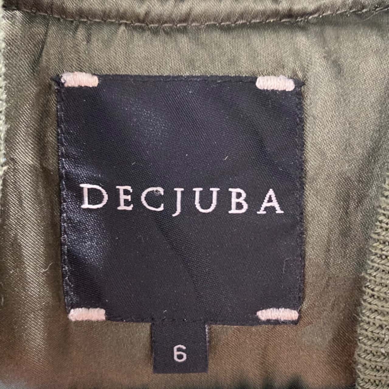 Decjuba Womens Size 6 Bomber Jacket Khaki Quilted -1691568