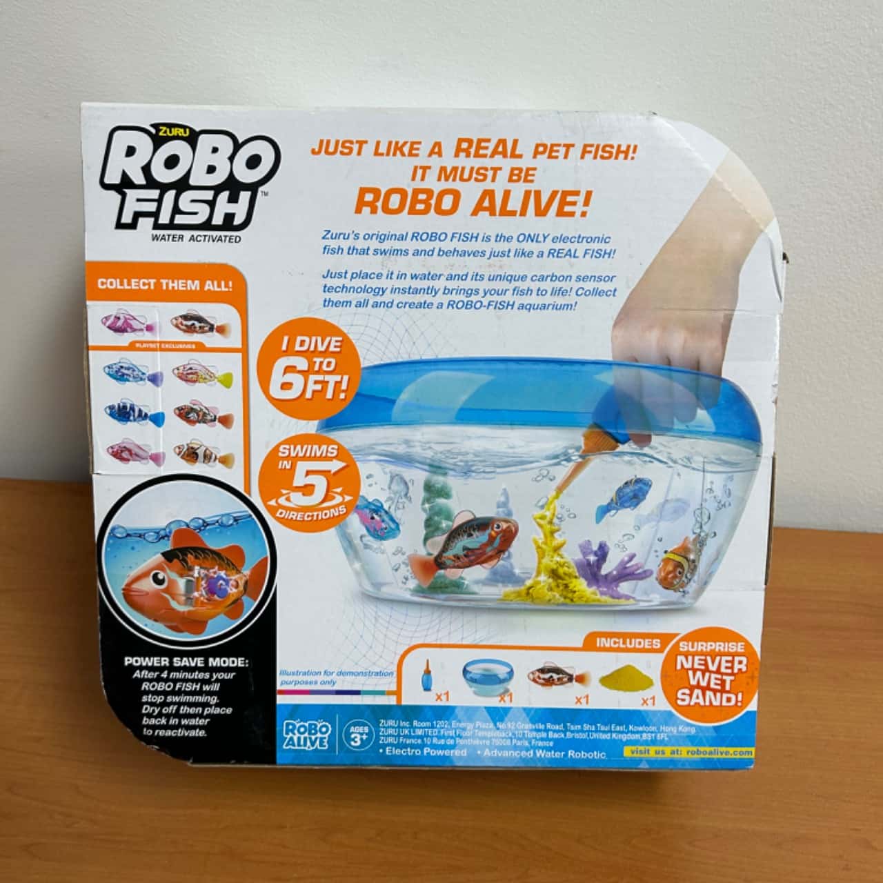 NEW - Roubu Robo Fish swim'n fish bowl (s)