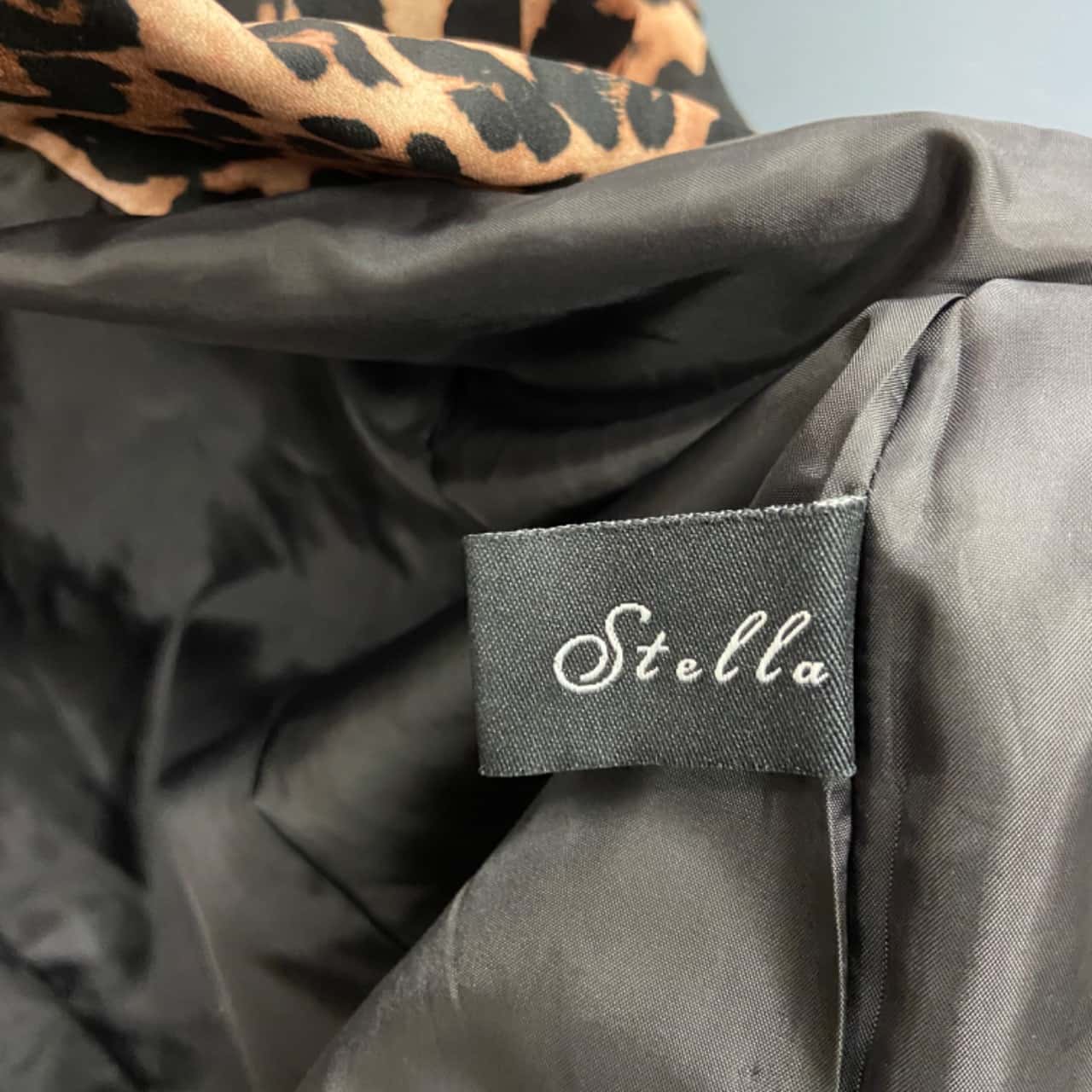 Stella Womens Size 14 Open Jacket Animal print (s)