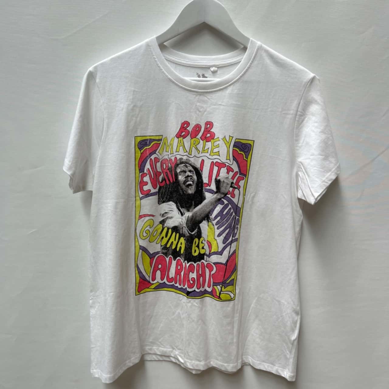 Zion Rootswear Bob Marley T-shirt Size XL (s) - Used Very Good | Salvos ...