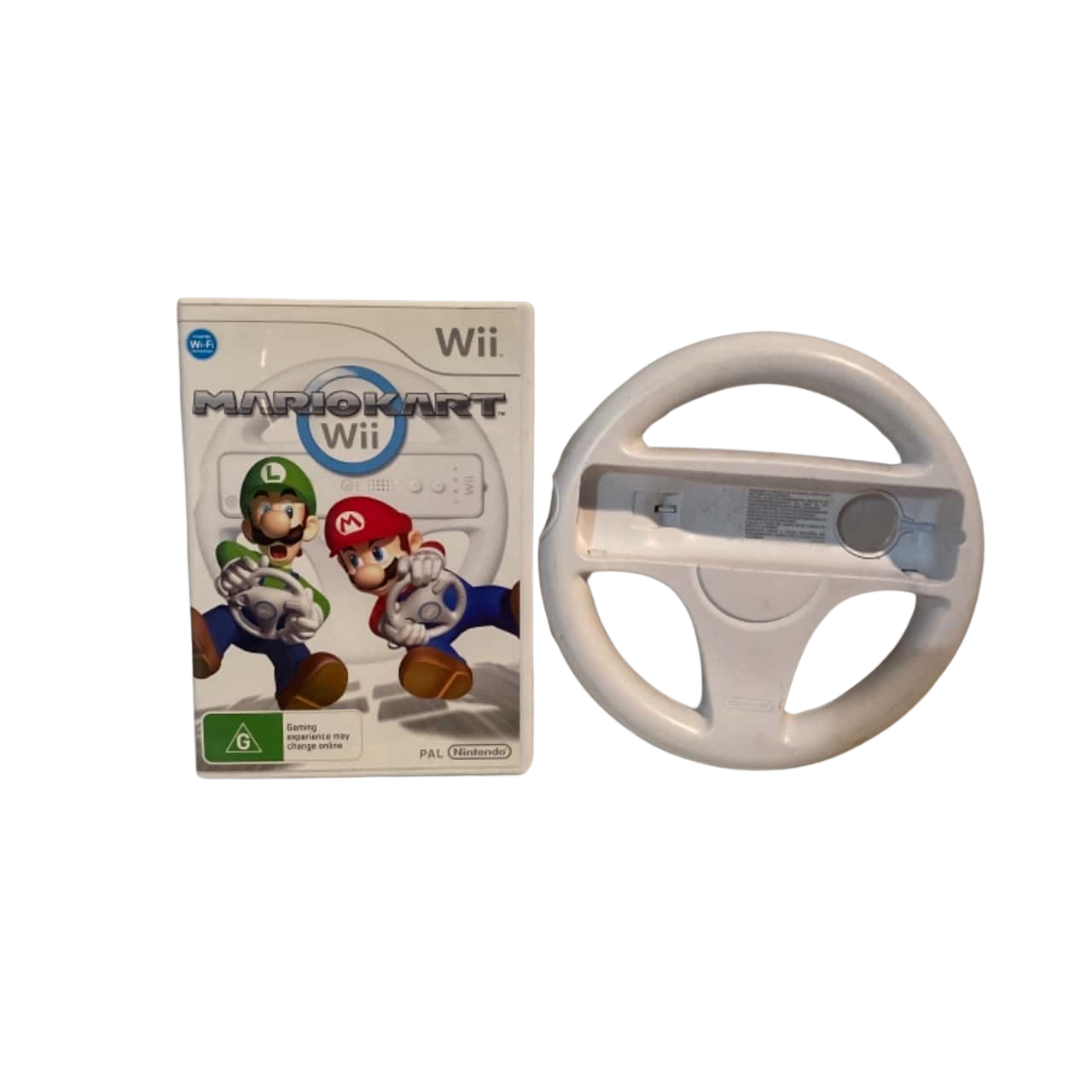 Nintendo Wii Mario Kart with Wheel
