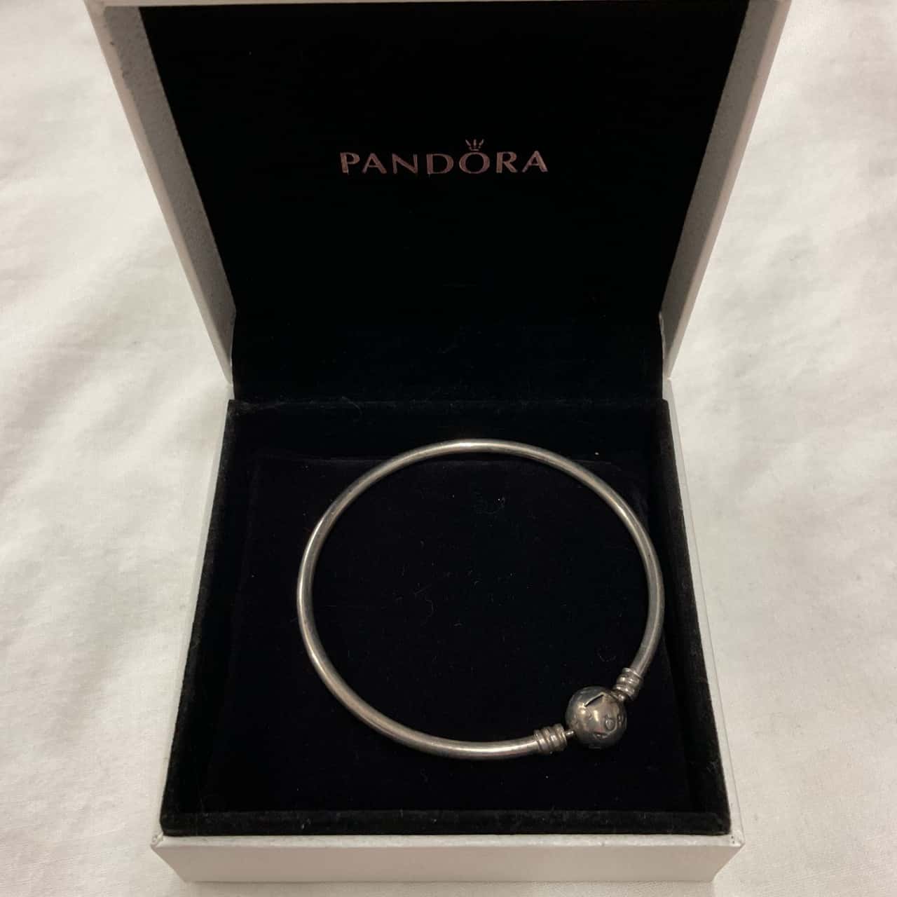 Pandora Sterling Silver Charm Bangle