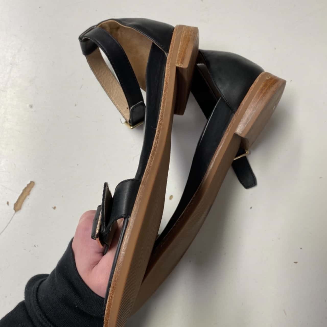 Bared Womens Size 42 Black Sandals (s)