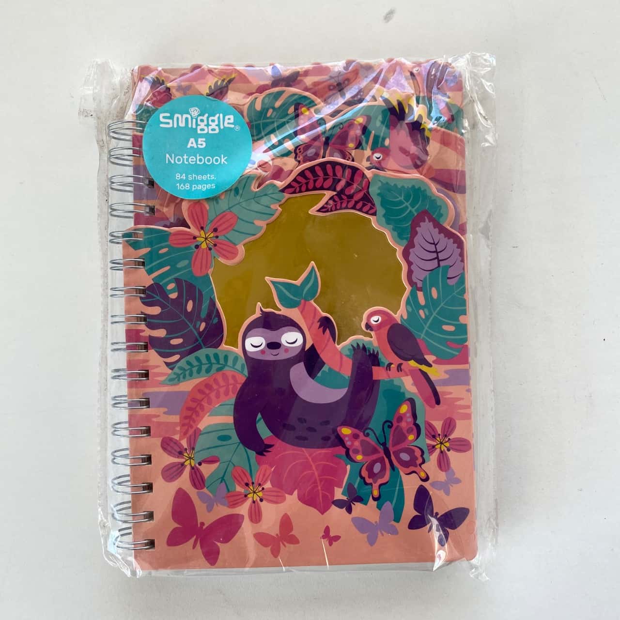 Smiggle A5 Notebook 84 Sheets 168 Pages