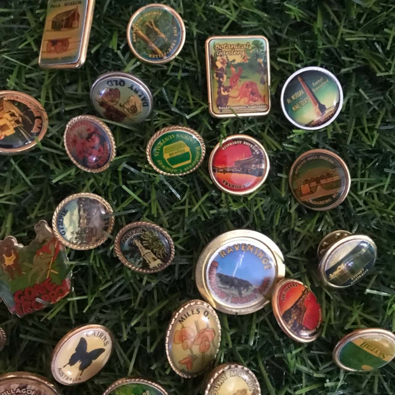 Collection of Australian Souvenir Lapel Pins(s)