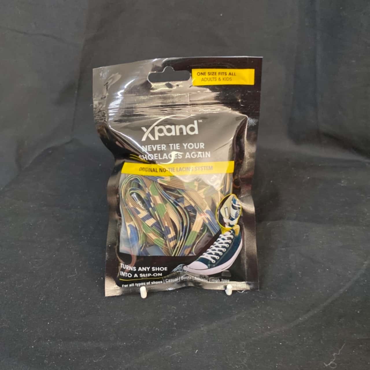 Xpand Green Camouflage No-tie lacing system(s)
