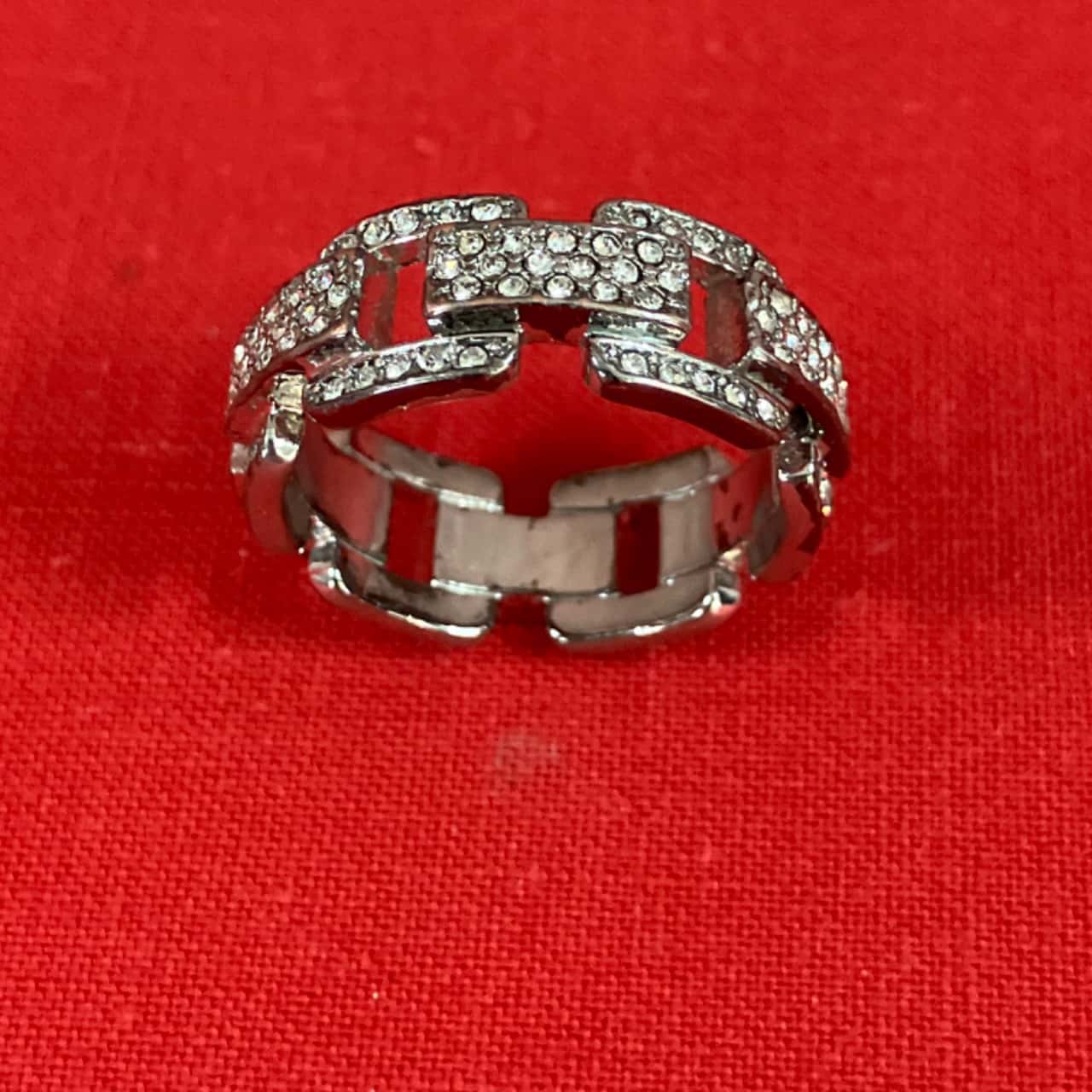 Women's Diamante Chain Link Ring (s)