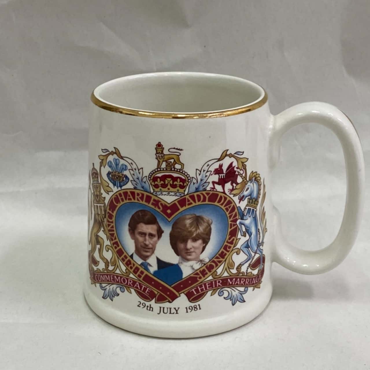 Charles & Diana Commemorative Royal Wedding Mug 1981