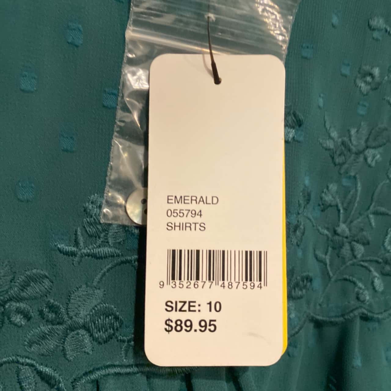 Sportsgirl Size 10 Long Sleeve Top Green