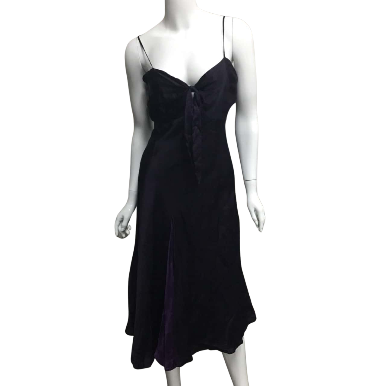 Kaliko Womens Size 12 Formal Dress Shoestring Strap Purple (s)