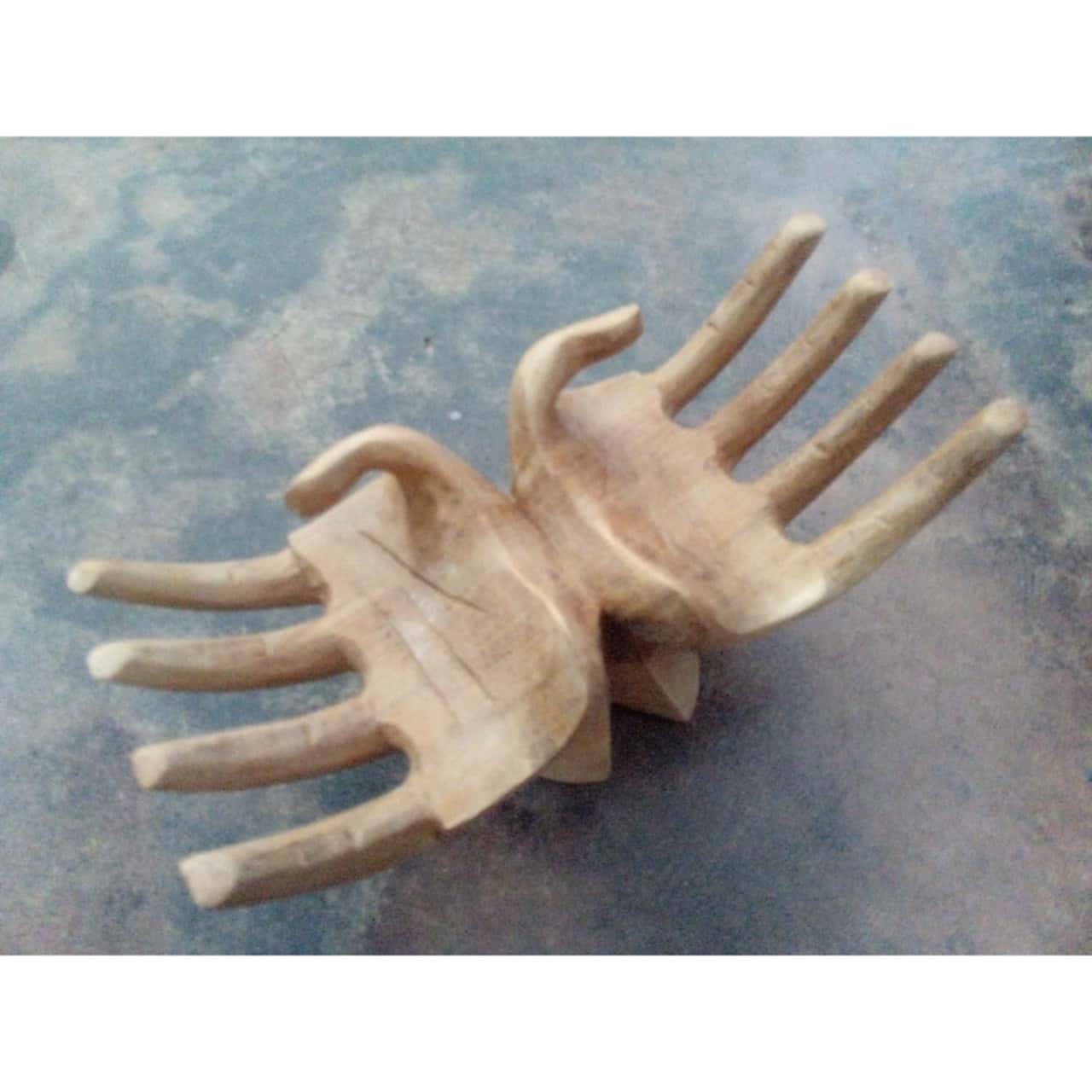 Wooden Carved Hands - Holder/Display(s)