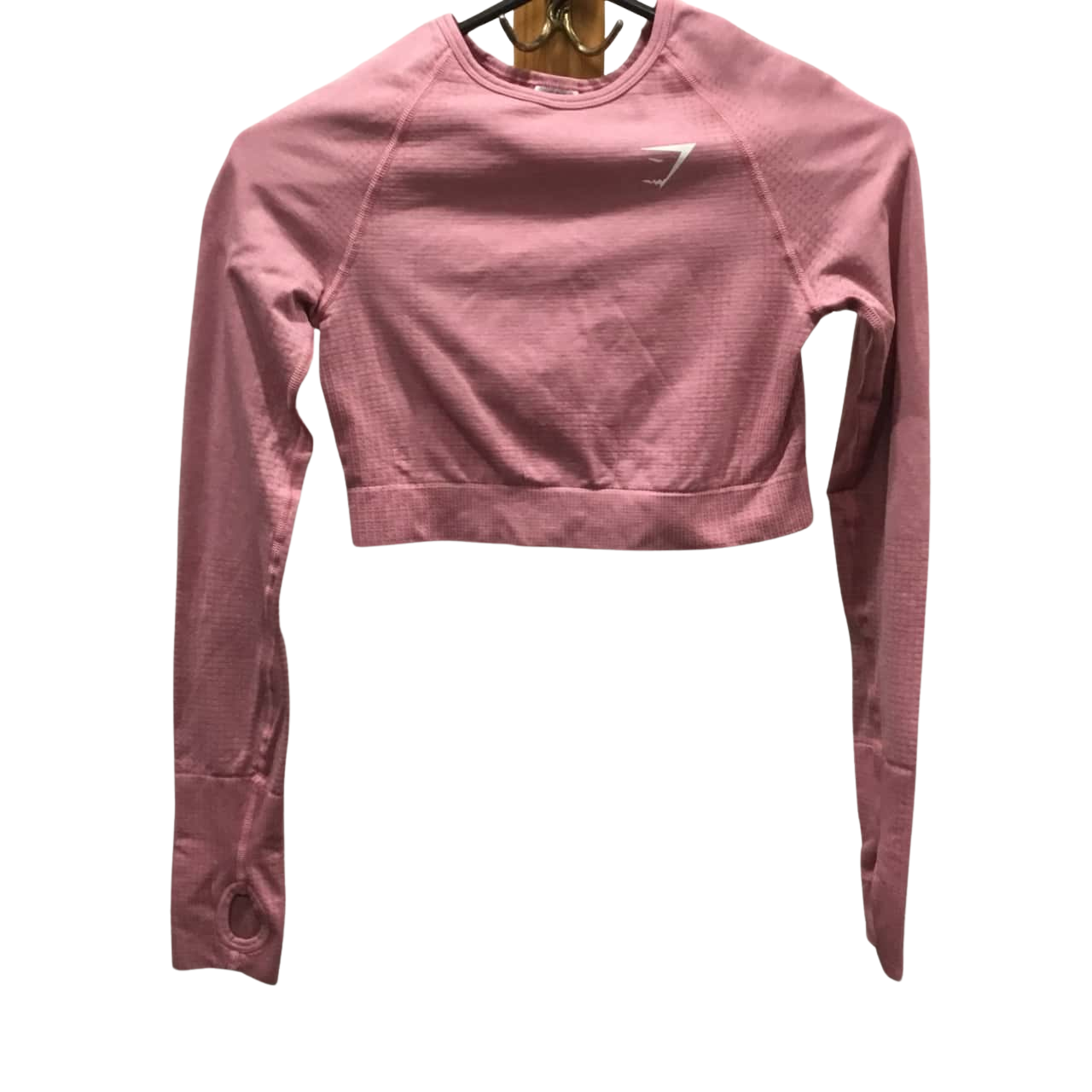 Gymshark Pink Long Sleeve Sports Top Size S (s)