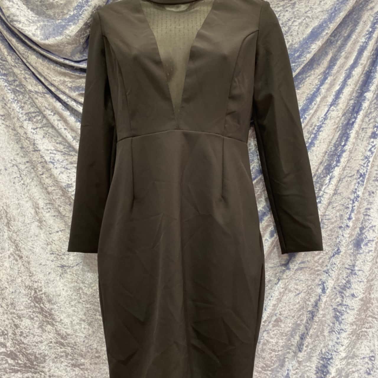 Bardot Womens Size 8 Deep V Mesh Dress
