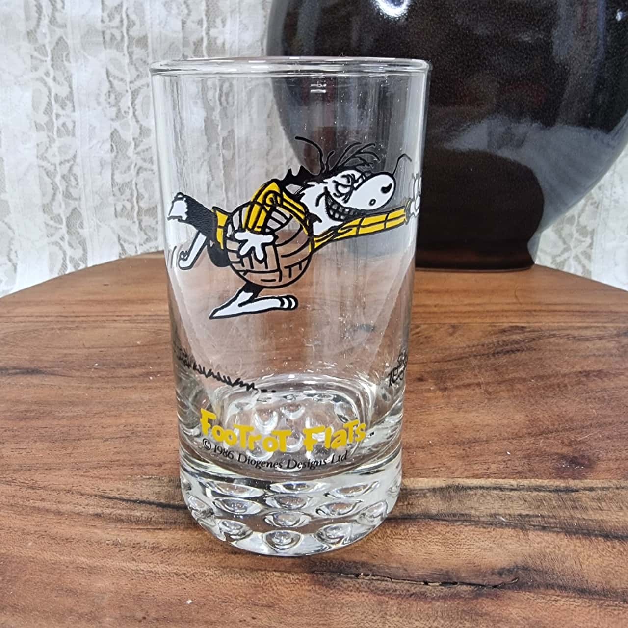 1986 Footrot Flats Murray Ball Collectable Glasses - Set Of 5(s)