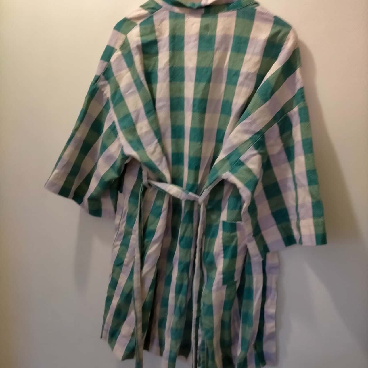 Gorman Short Bath Robe Linen / Cotton Blend GUC(s)