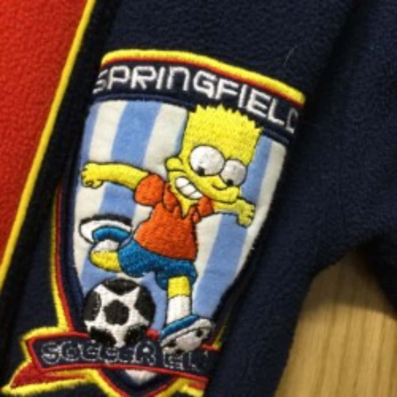 Kids Size 6 Sleepwear Blue Robe. The Simpsons.(s)