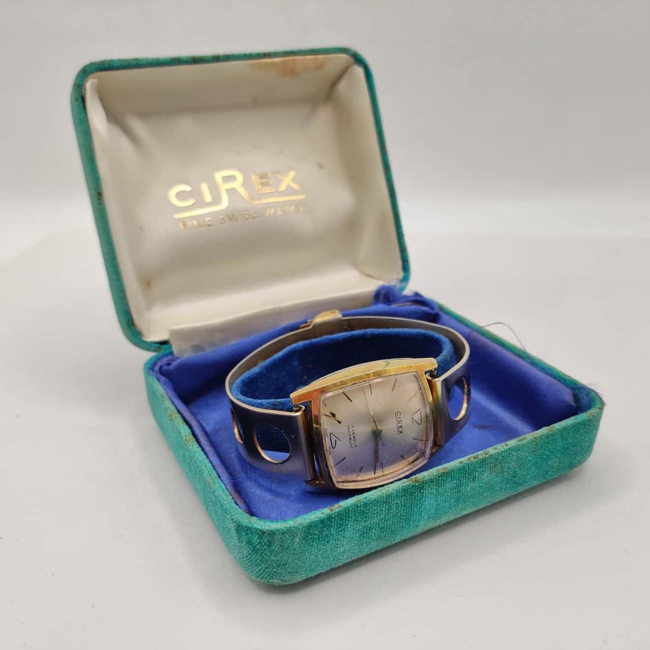 Cirex Fine Swiss Watch - 1960's 007 Rally With Gold Plated Band & 17 ...