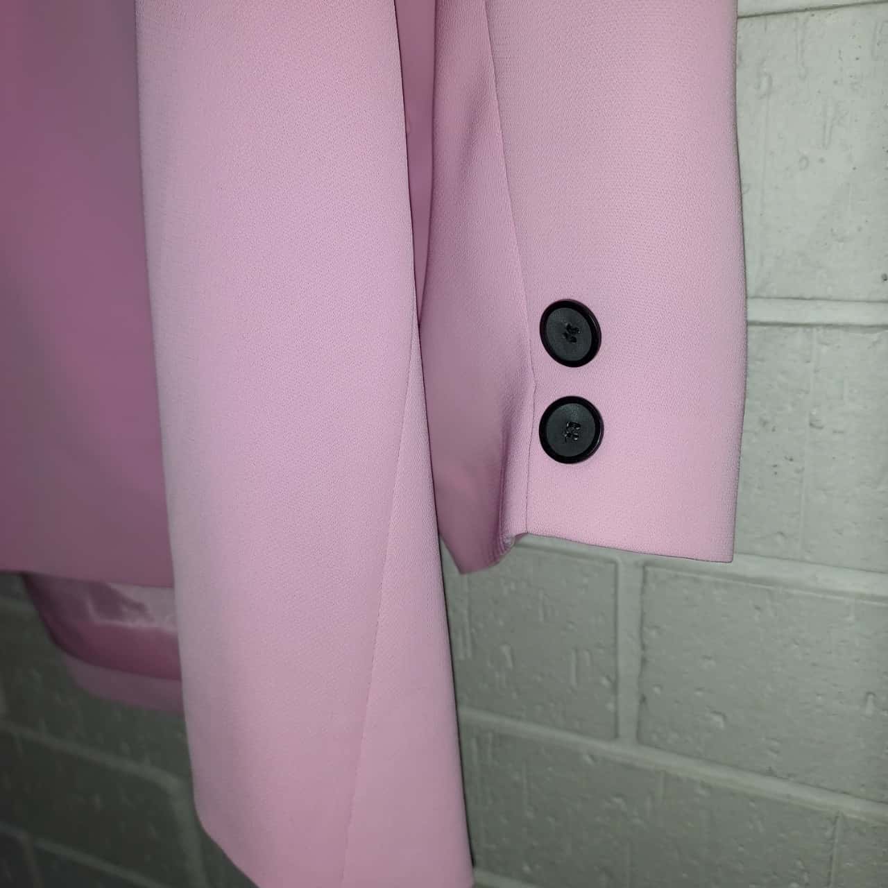 Mirrors Woman size 24 Jacket Pink Black Trim Beautiful Blazer Garment ...