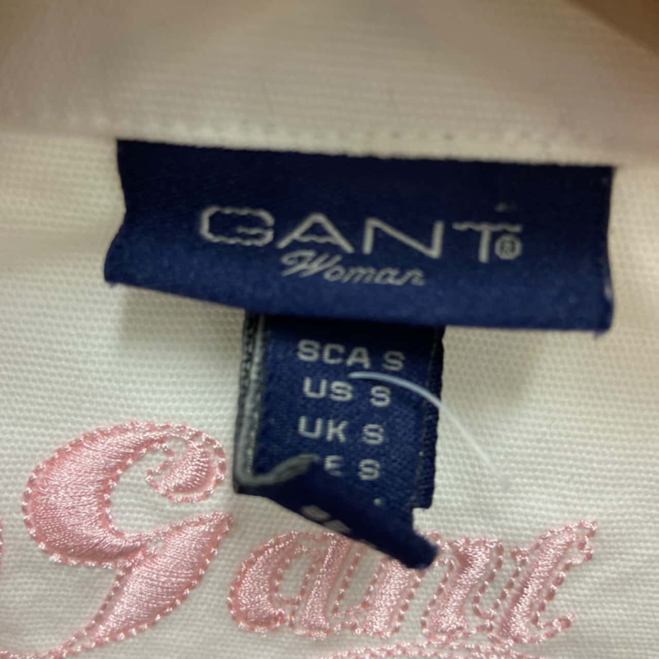 Gant Womens Size S Front Zipper White jacket (s)