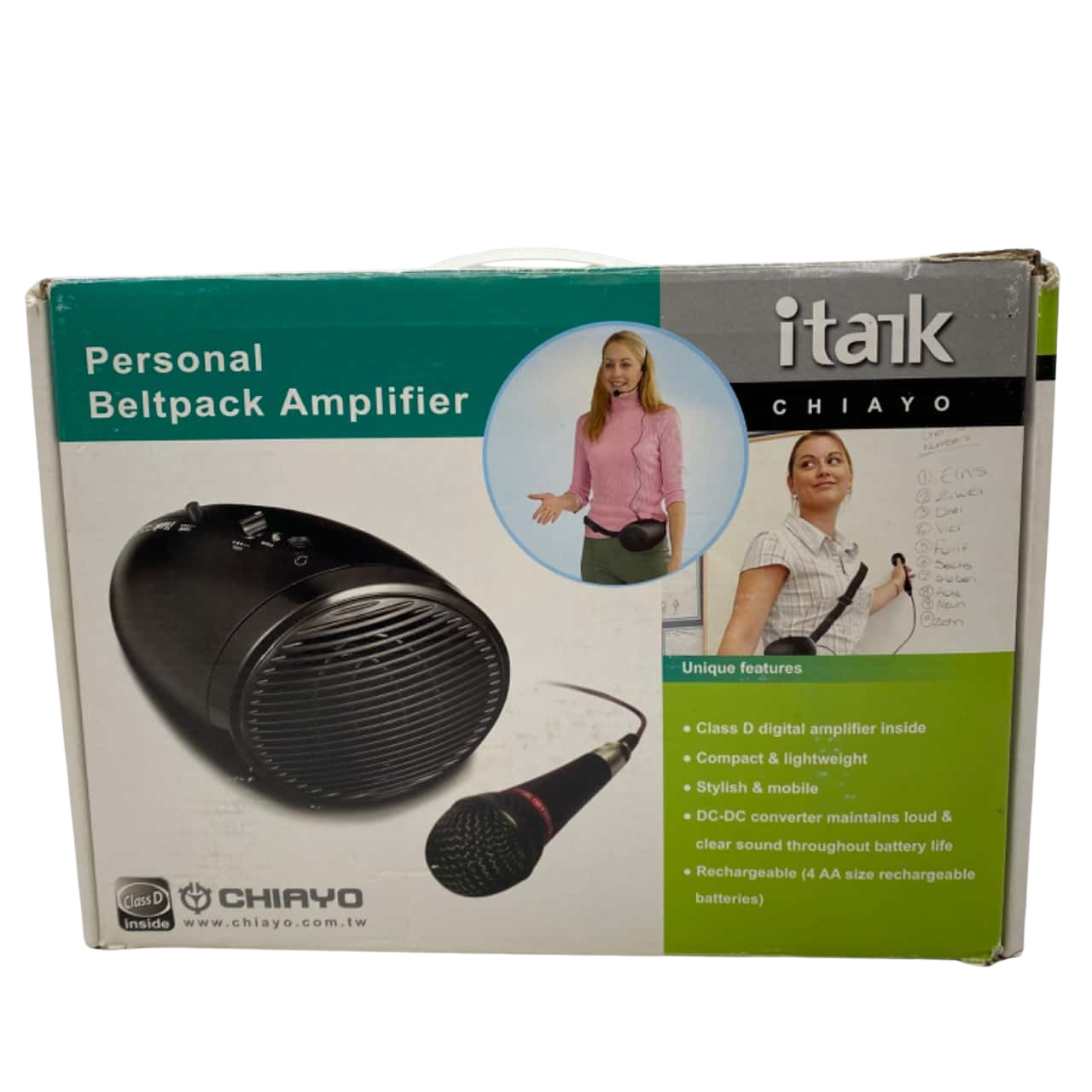BNIB italk Chiayo Personal Beltpack Amplifier (s)