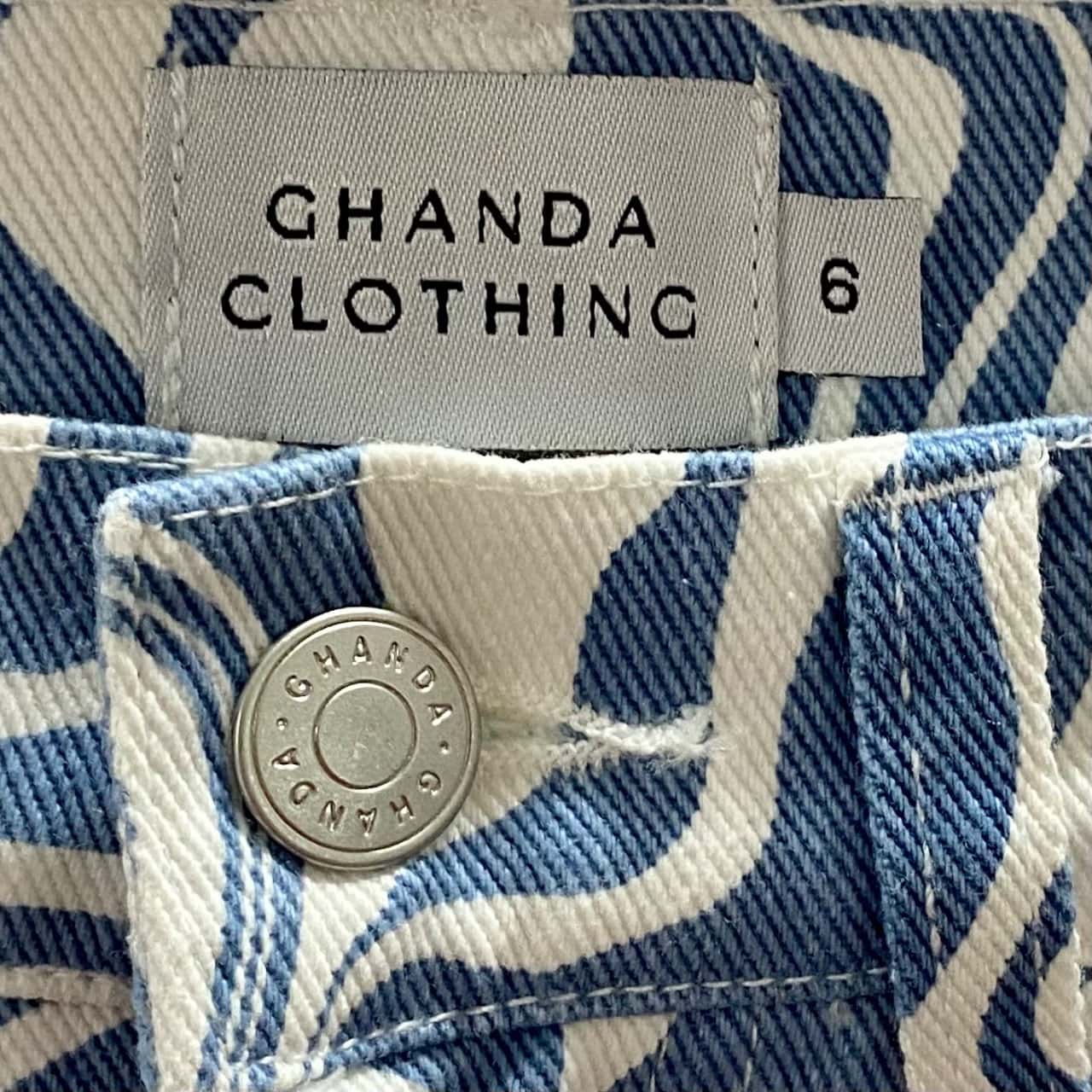 Ghanda Size 6 Denim Shorts (s)