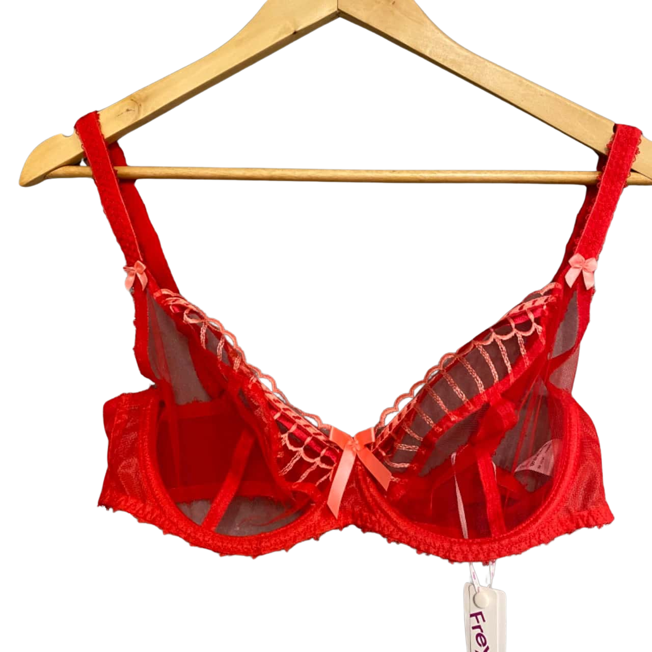 Freya Womens Size 12DD Arabella Plunge Underwire Bra Red NEW With Tags