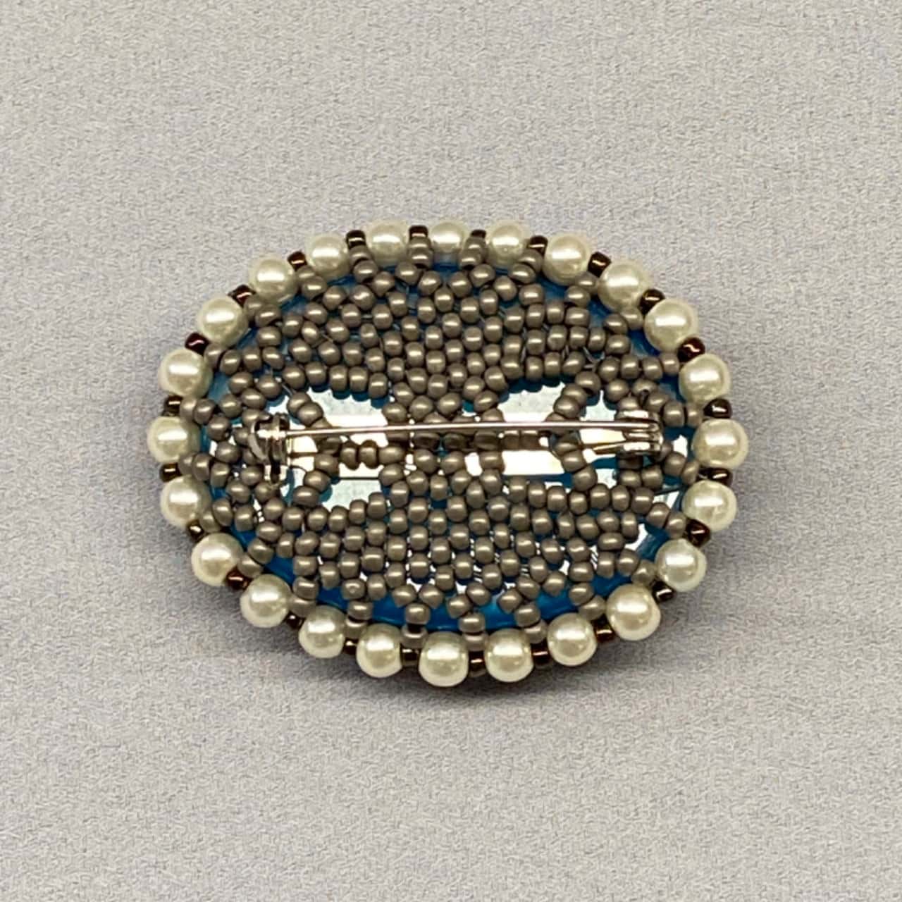 Womens Blue Glass Brooch (s)