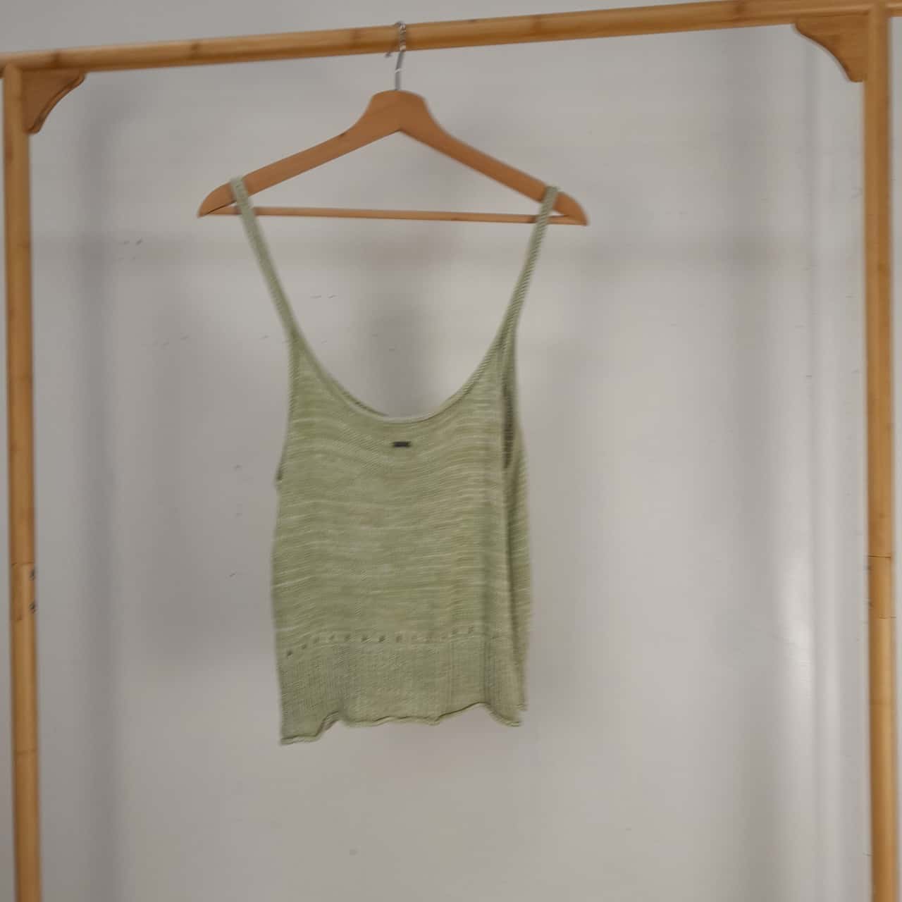 Ghanda Womens Size L Singlet Green (s)