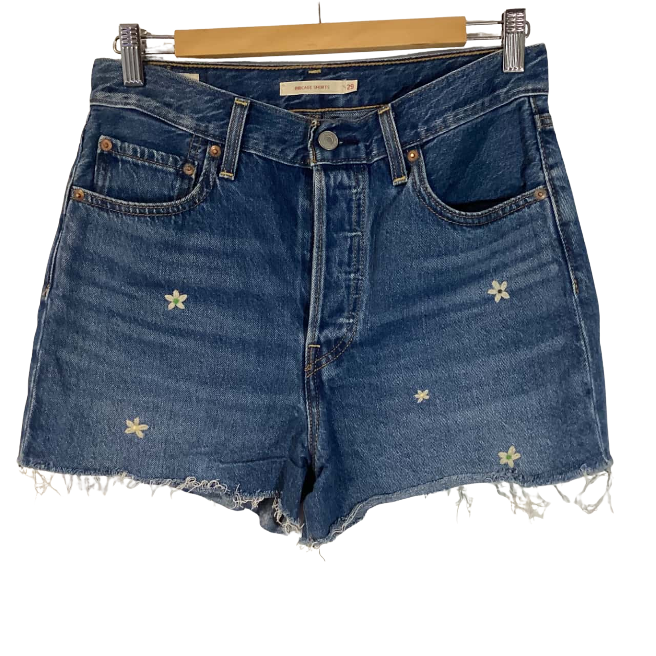 Levi's daisy shorts Size 29 Blue / Floral (s)