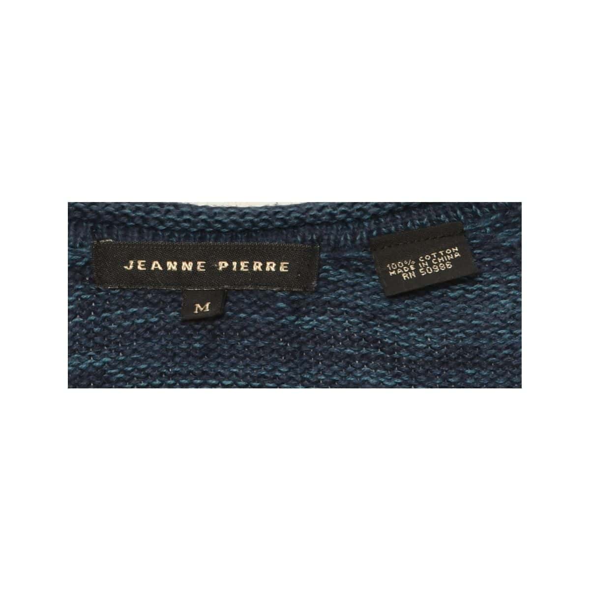 Jeanne Pierre Womens Size L Knit Jumper Navy Blue