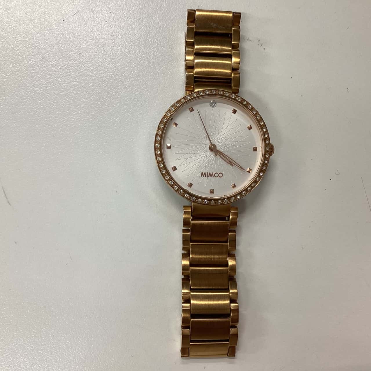 Mimco Spiralette Womens Watch Gold with new battery(s)