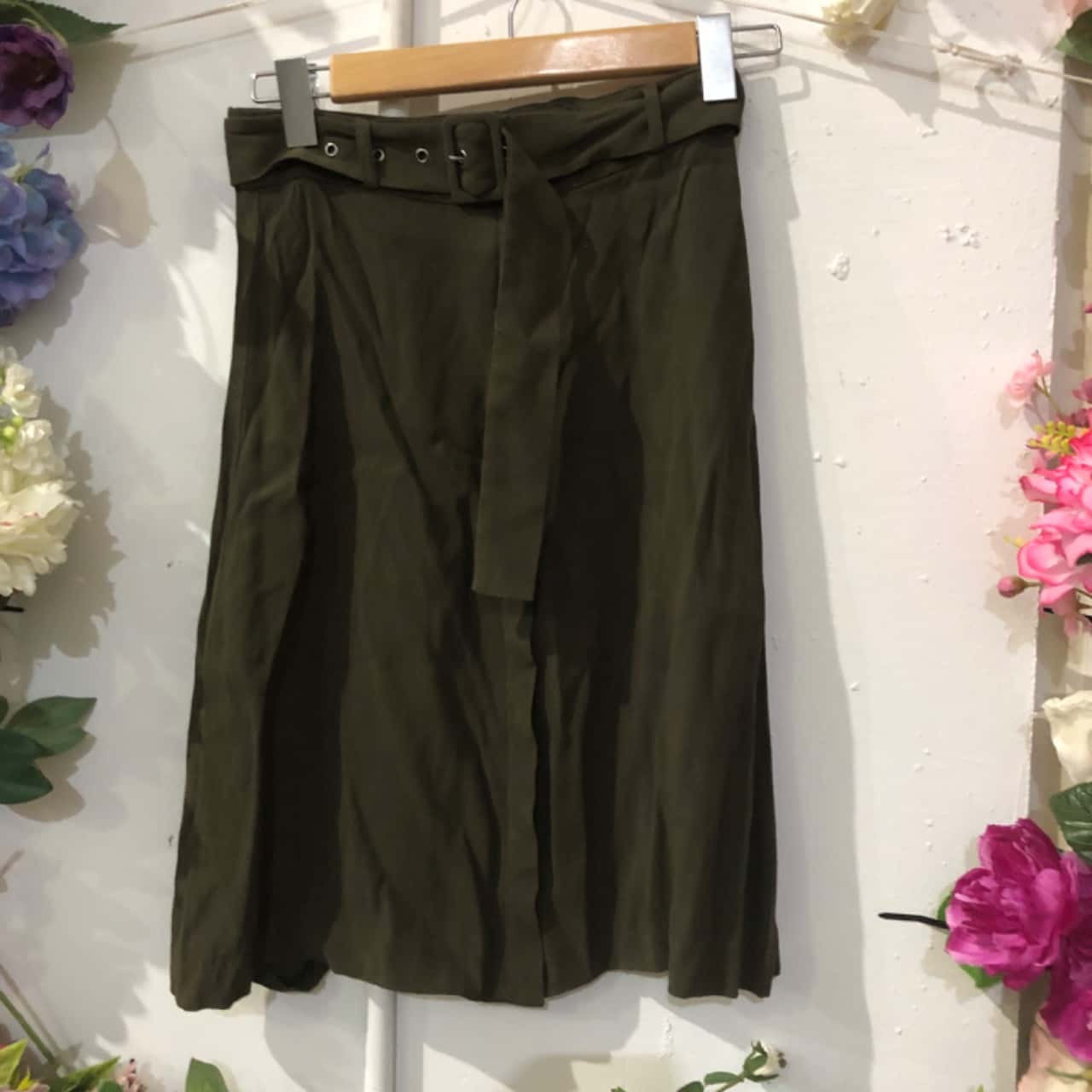 Saba Size 4 Olive Green Skirt