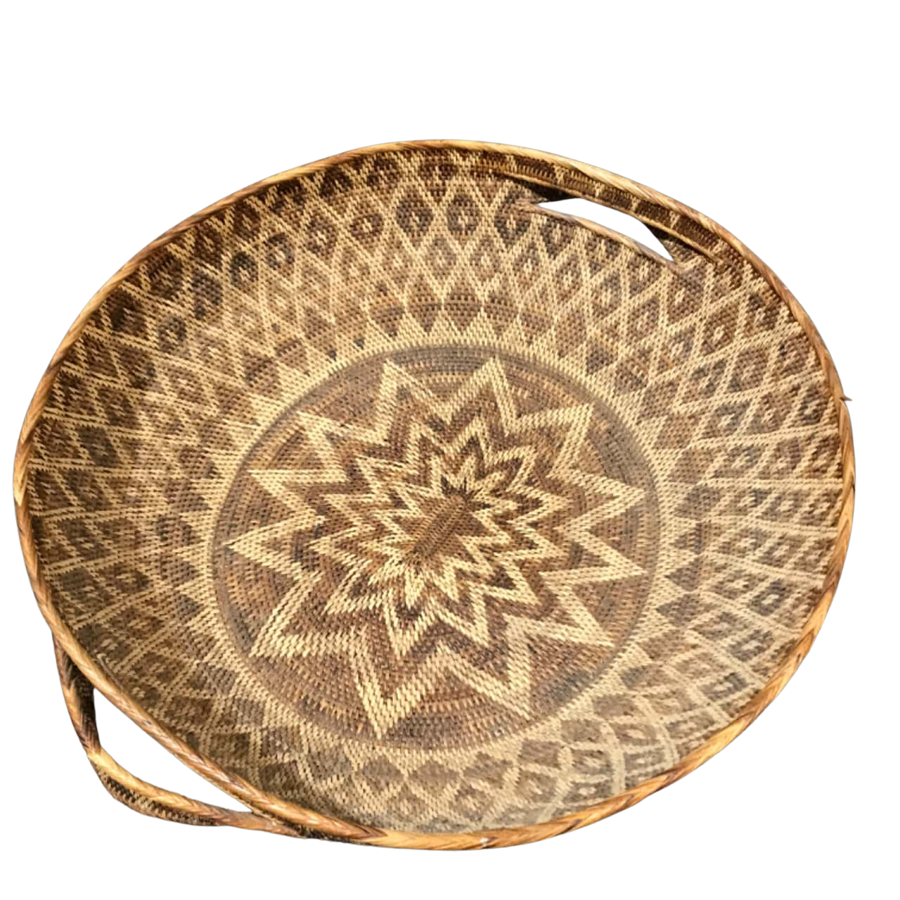 Very Large Vintage Hand Woven Buka Basket Made in Solomon Islands - See ...