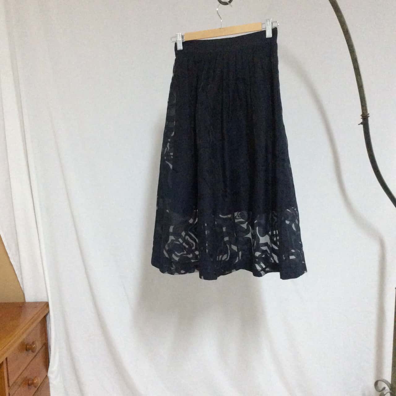 Gorman Women's Size S Formal Midi Black Skirt (s)