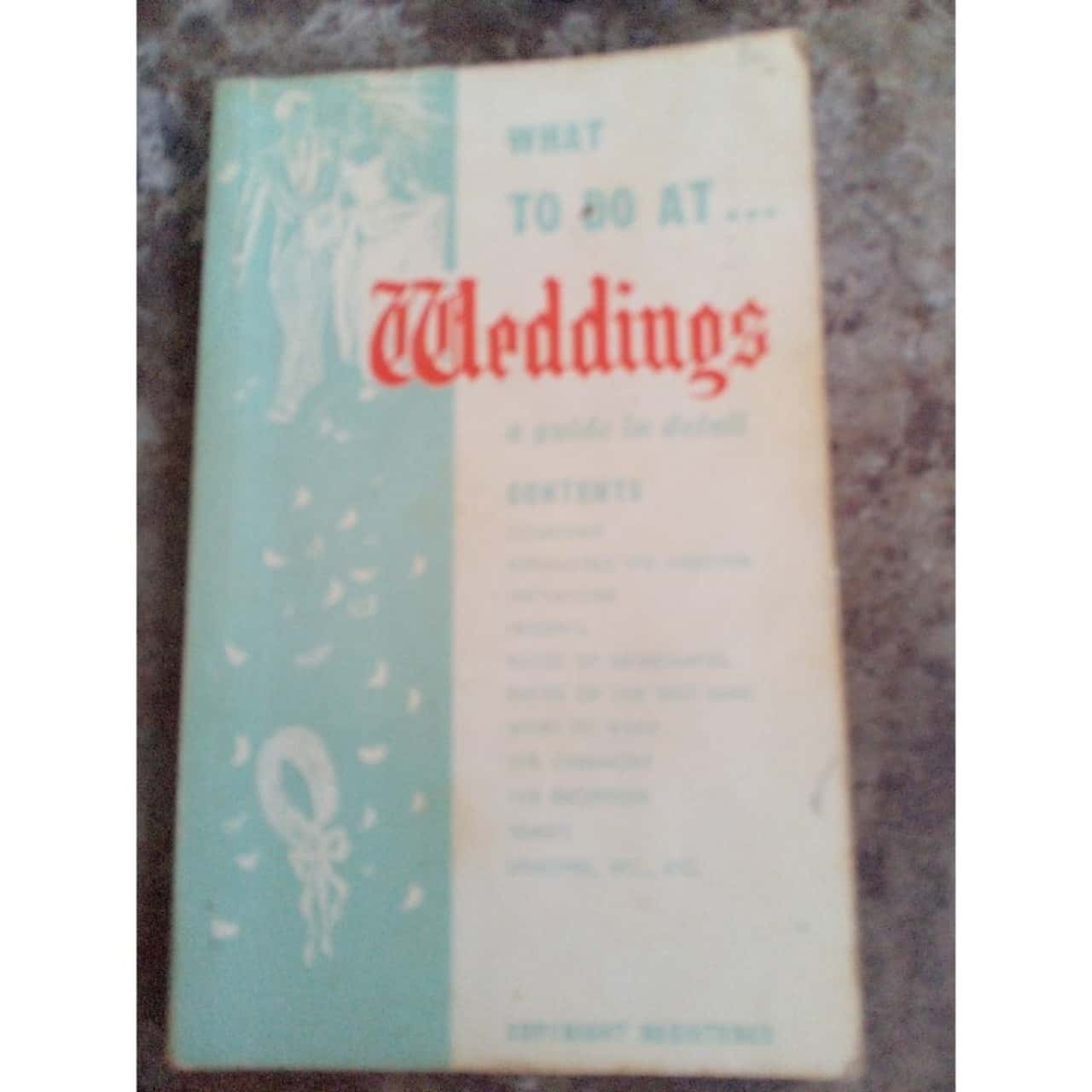 What To Do At Weddings Booklet(s)
