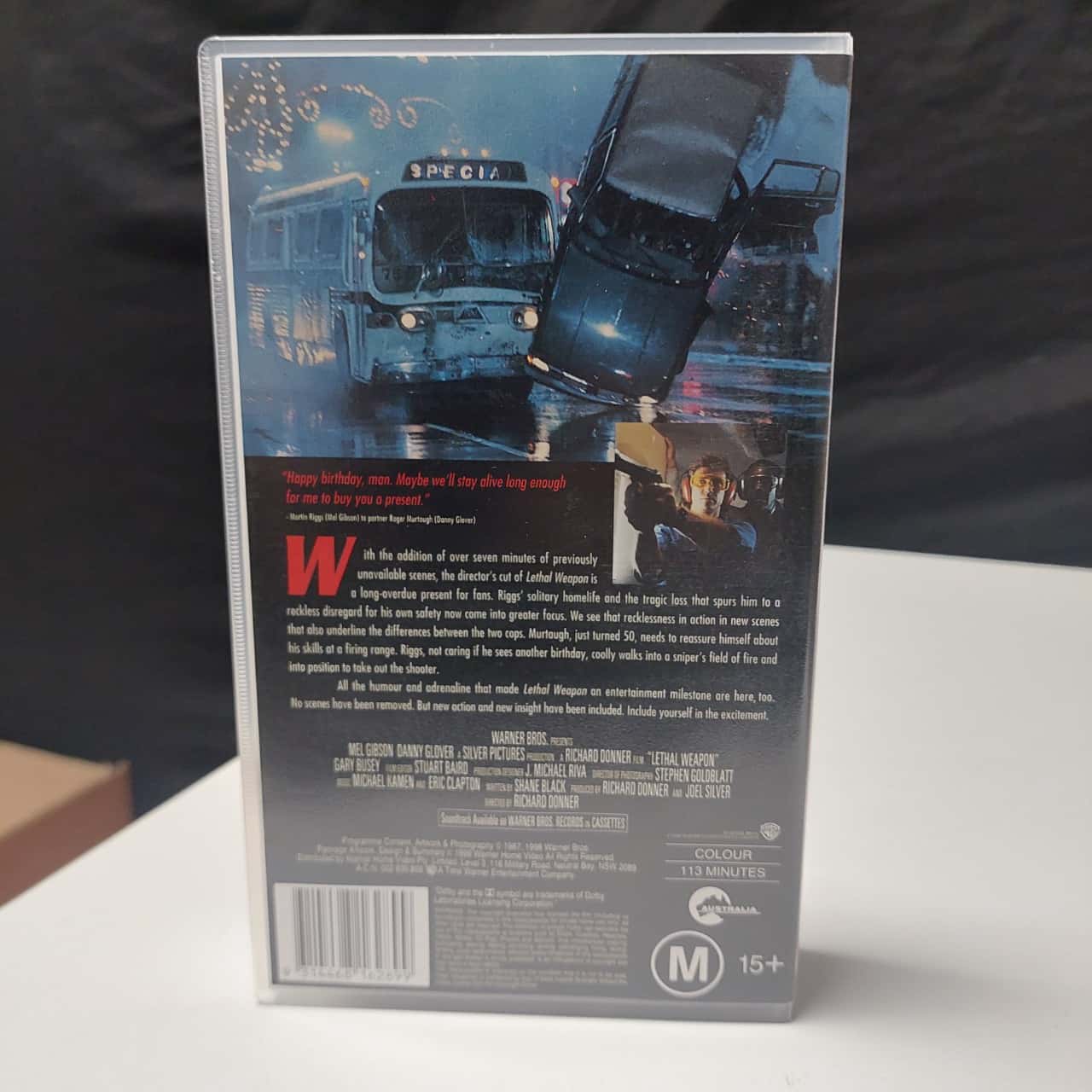 Lethal Weapon 1, 2 & 3 Directors Cut VHS Collection