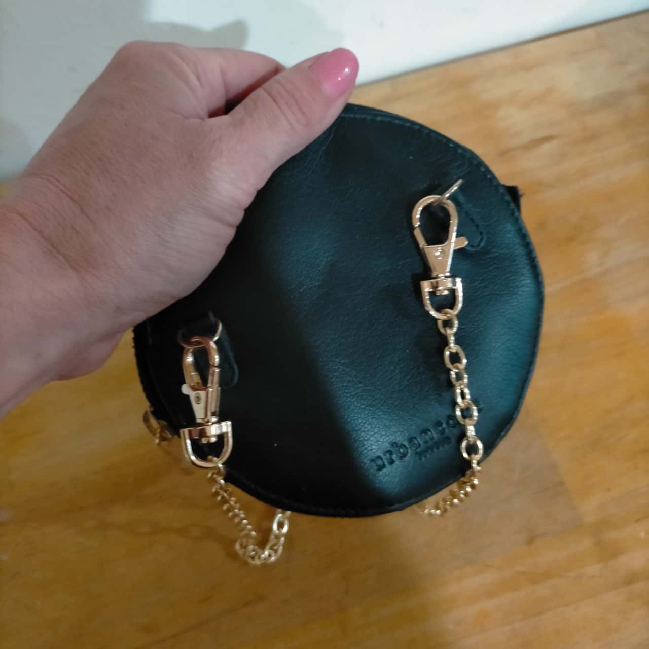 URBANCODE LONDON Black Leather Mini Handbag VGUC(s)