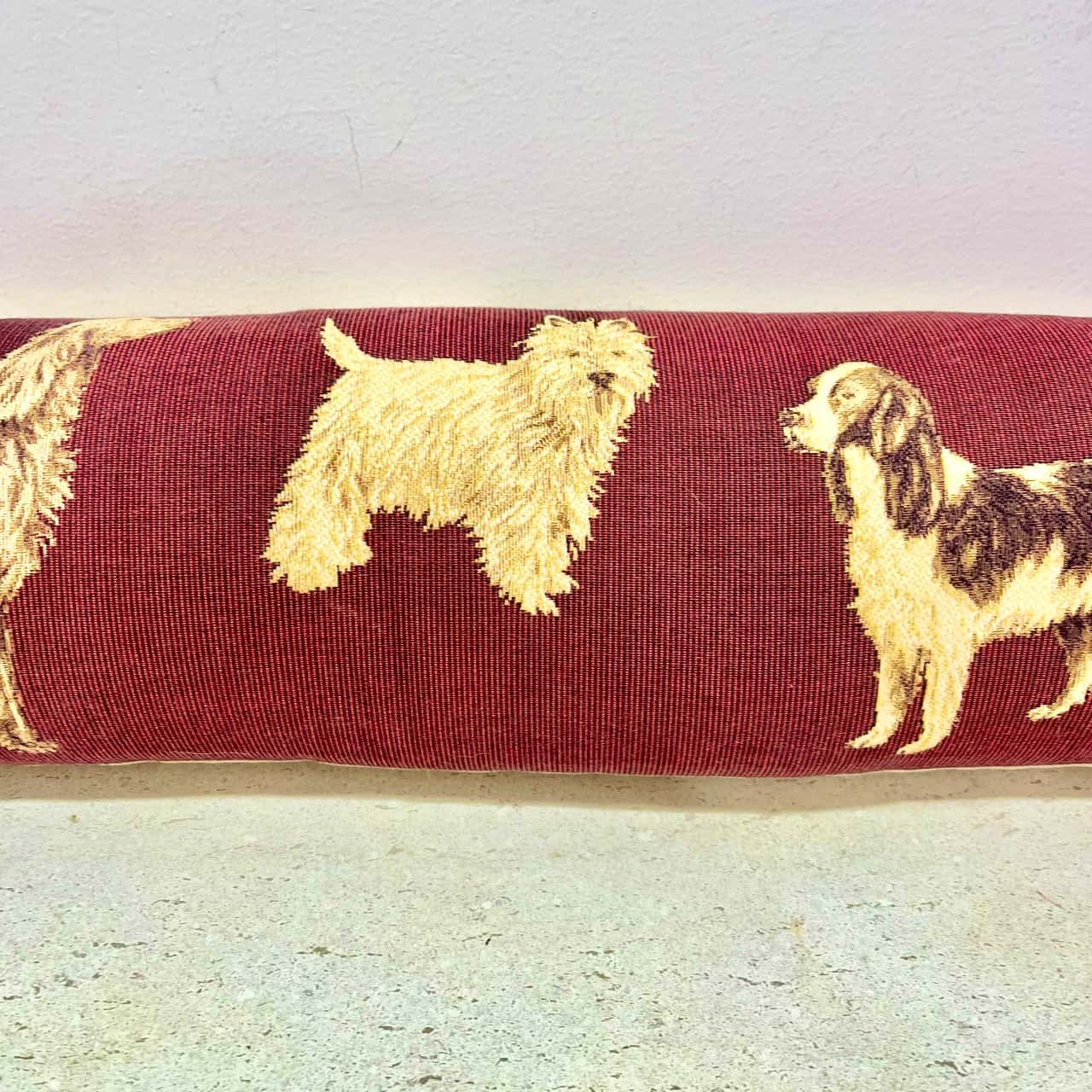 Laura Ashley Long Dog Pattern Bolster Cushion