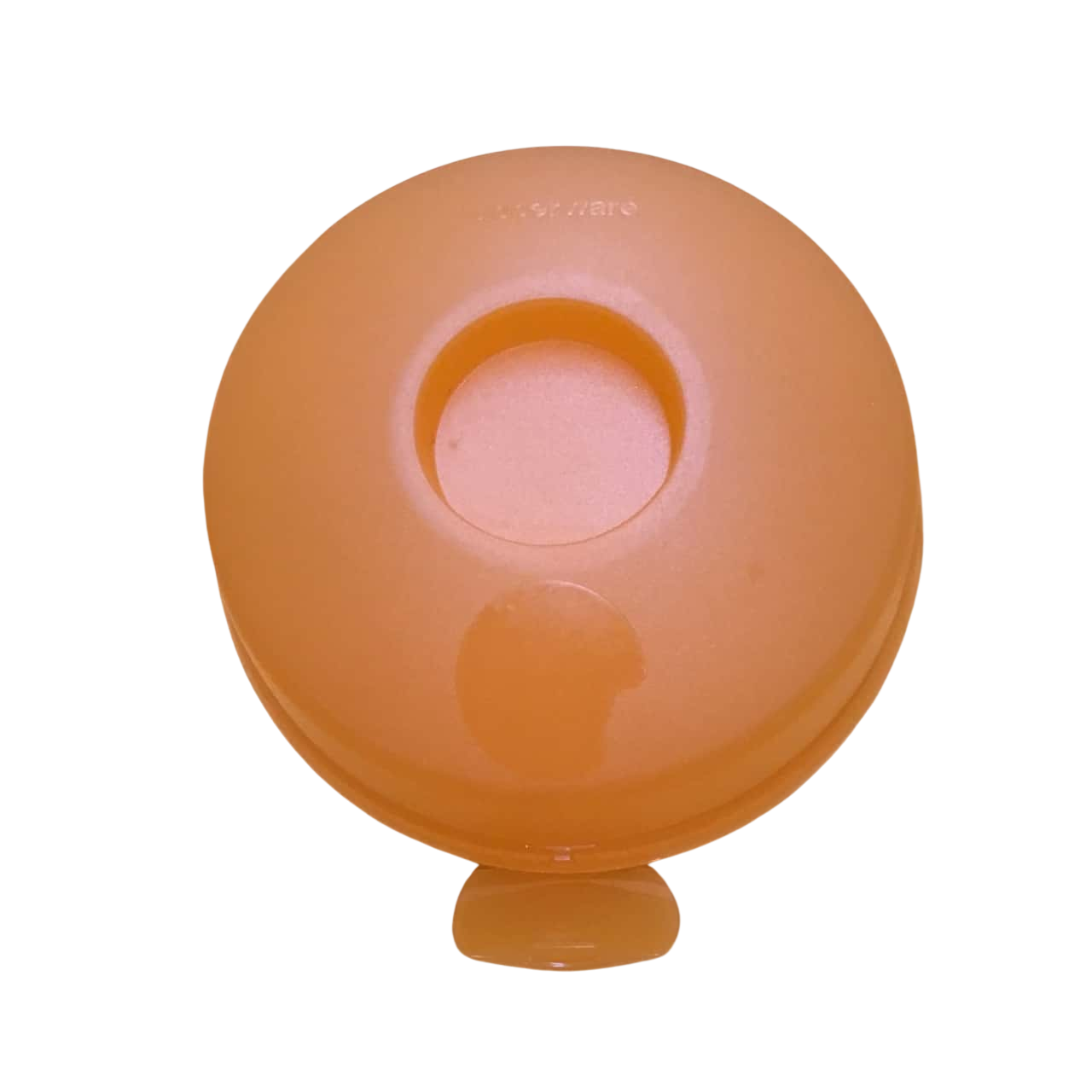 Tupperware Round Orange Sandwich Keeper - Excellent Condition