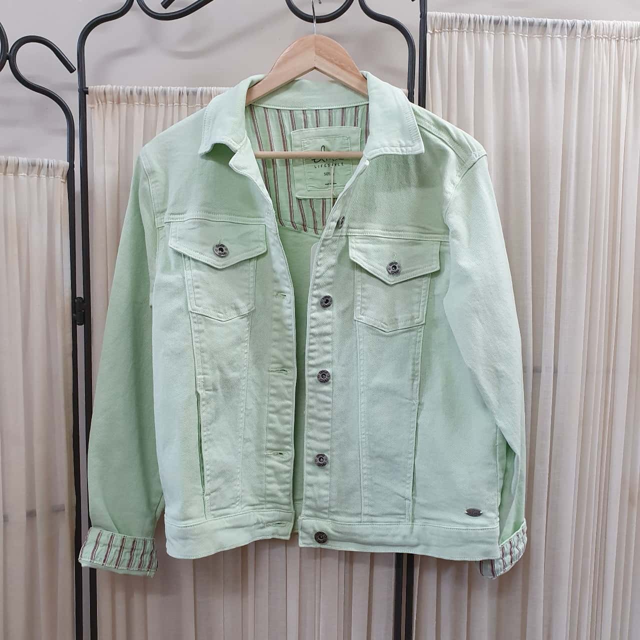 Elm Women's Size 8 Tilly Jacket Light Green - New With Tags(s)