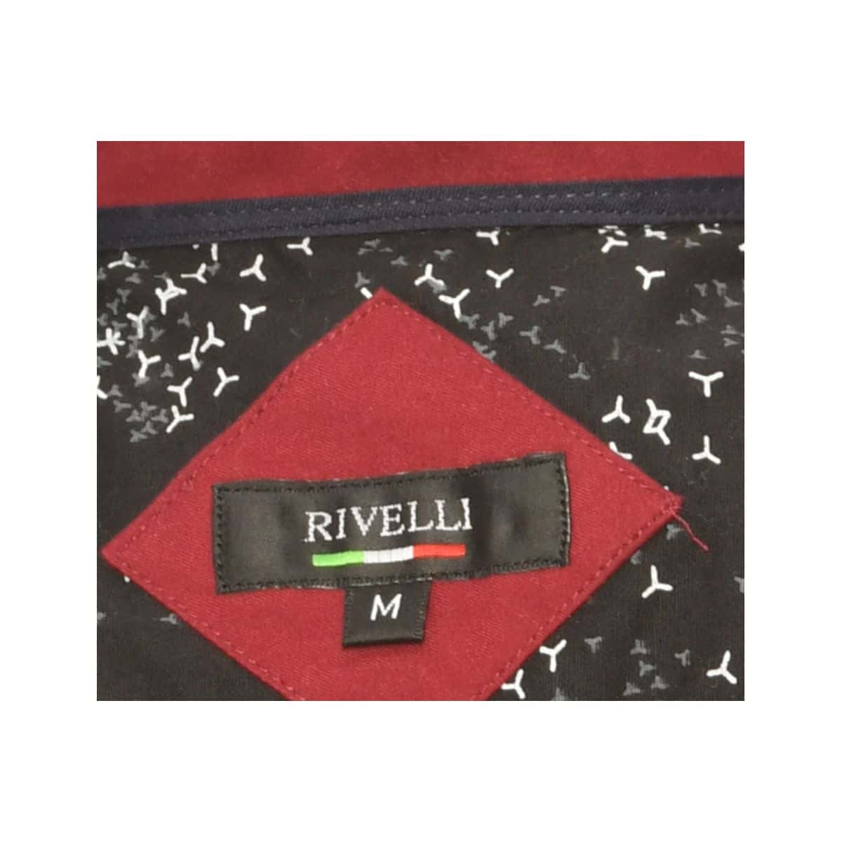 Rivelli Men's Size L Short Sleeved Printed Shirt Black & White (s)
