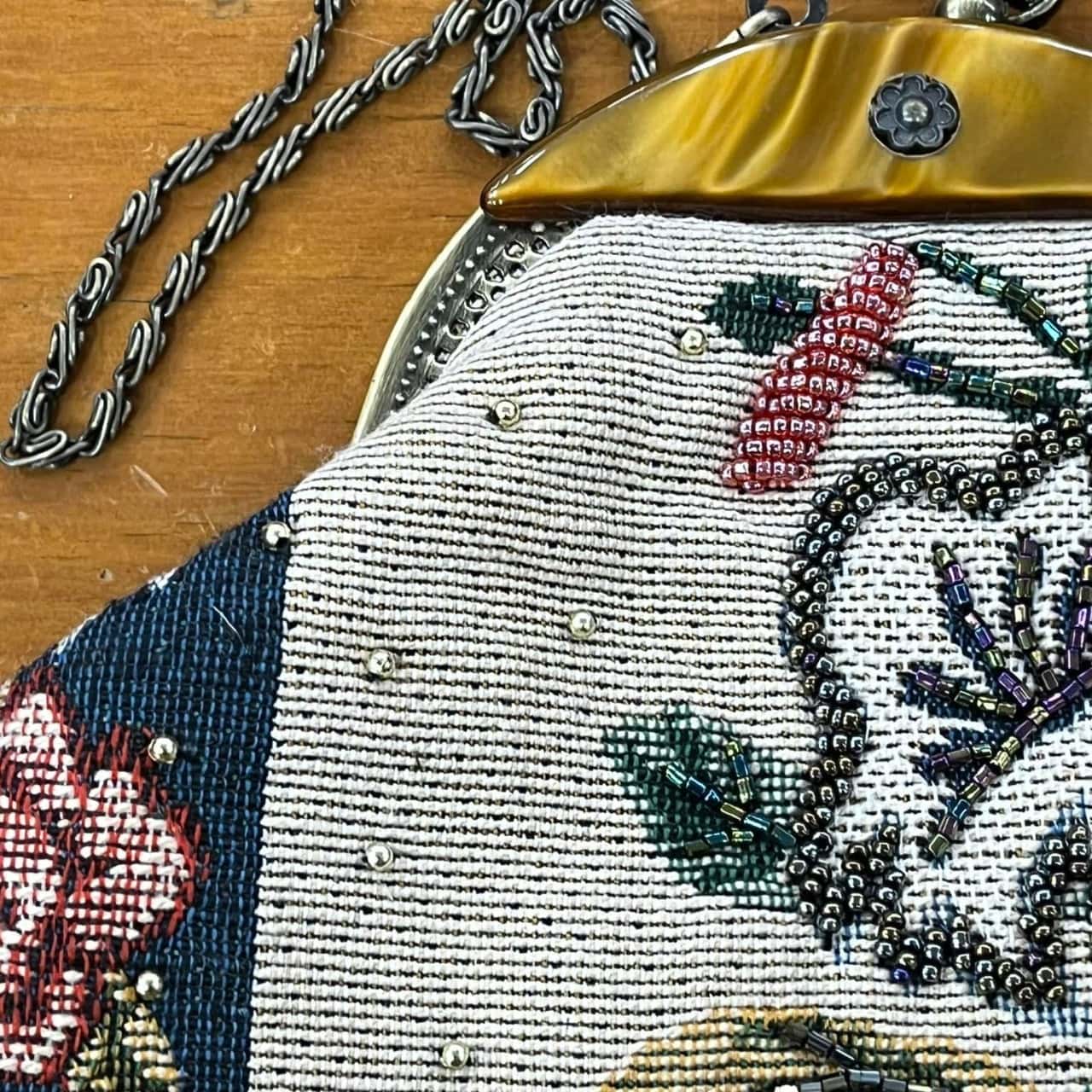 Butler and Wilson Tapestry and Beaded Womens Handbag WOW(s)